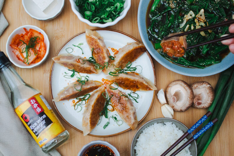 Vegan Kimchi Japchae Mandu | Cook Snap Win 2026